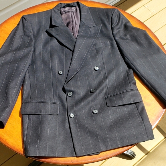 Burberry | Suits & Blazers | Vintage Burberry Mens Pinstripe Blazer ...